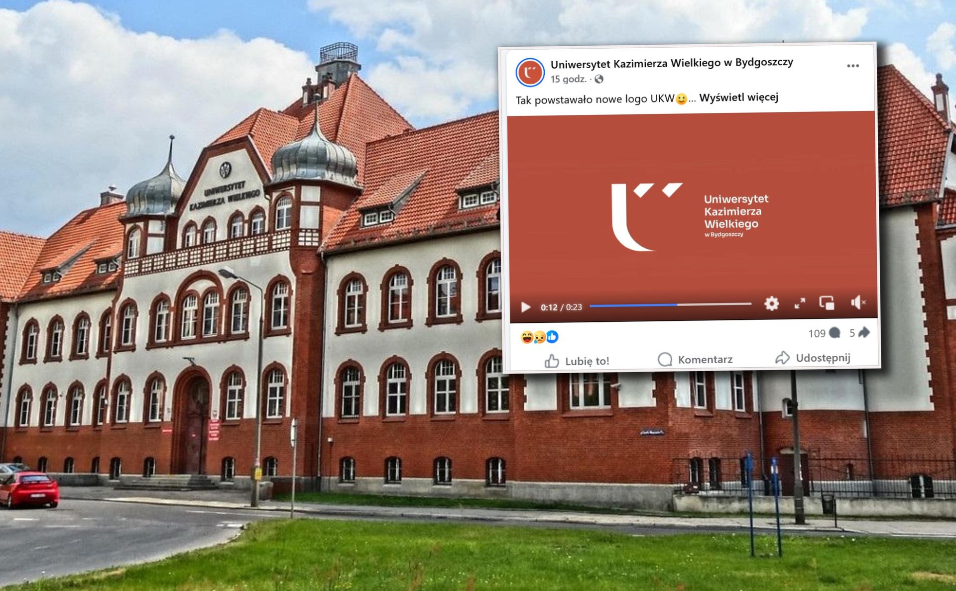 Afera z nowym logiem UKW w Bydgoszczy. Burza w sieci. "25 tys. zł za ...