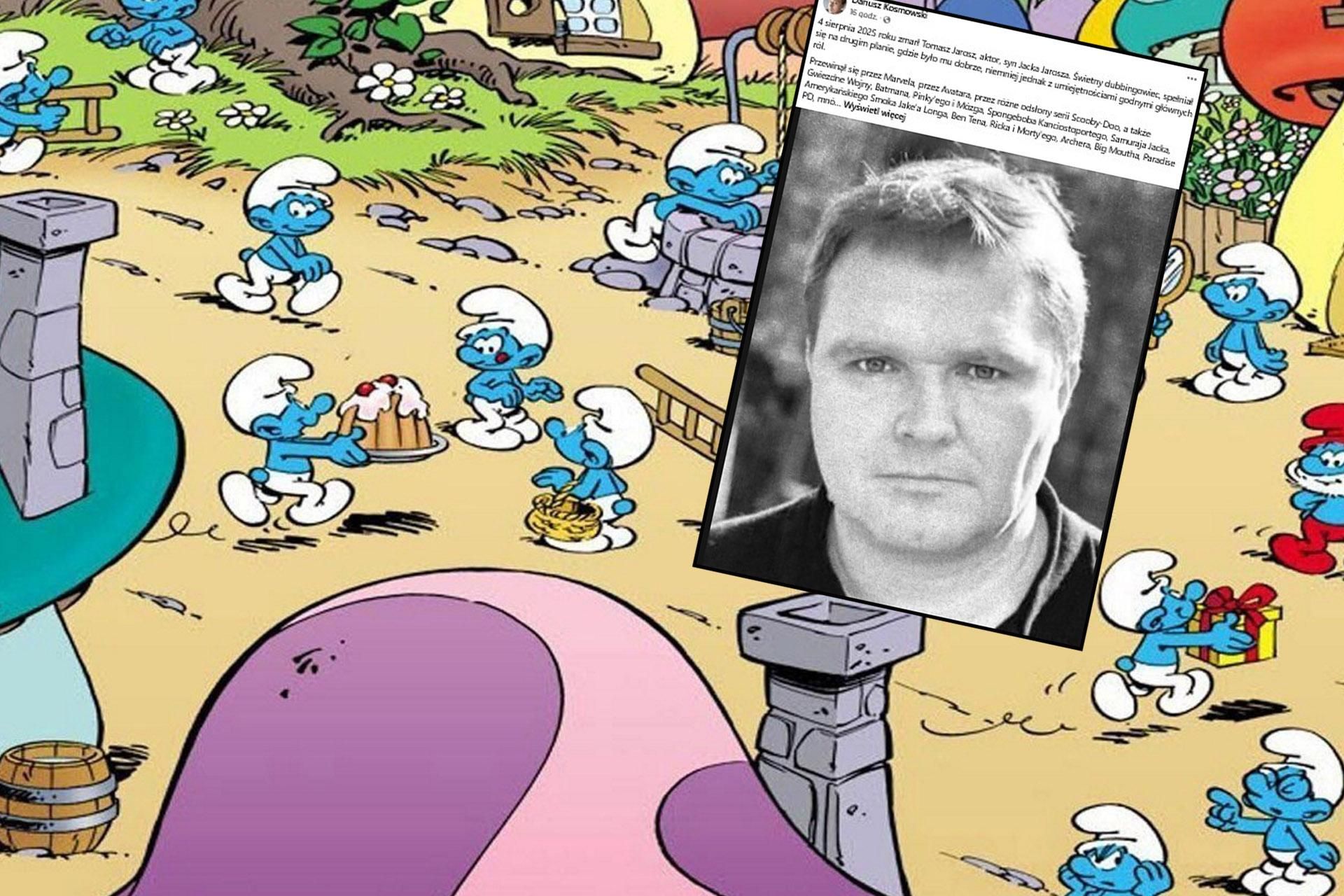 Nie żyje Tomasz Jarosz, aktor ze "Smerfów" i "Scooby-doo". W latach 90. każde polskie dziecko ...