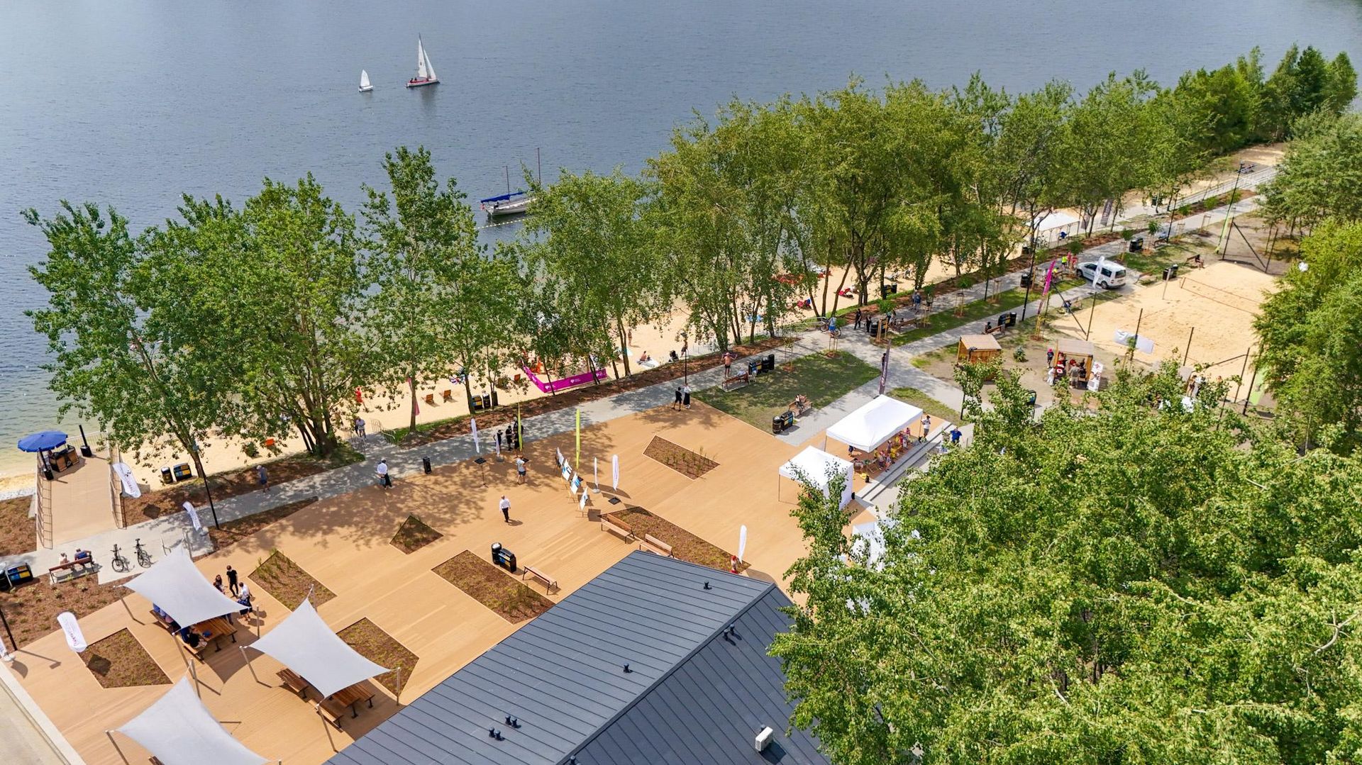 Nowa plaża na Śląsku. Tak wygląda Dolina Pięciu Stawów po metamorfozie ...