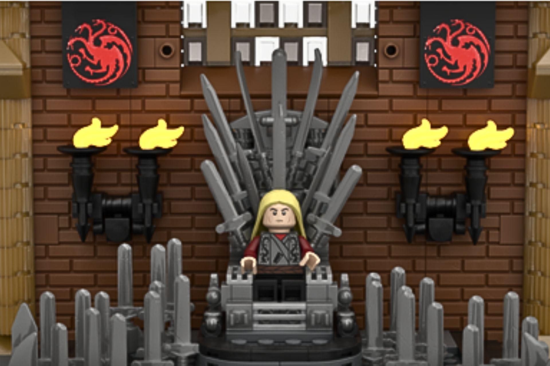 LEGO Gra o Tron. Ród smoka ma nowe odcinki. Zbuduj słynny Żelazny Tron ...
