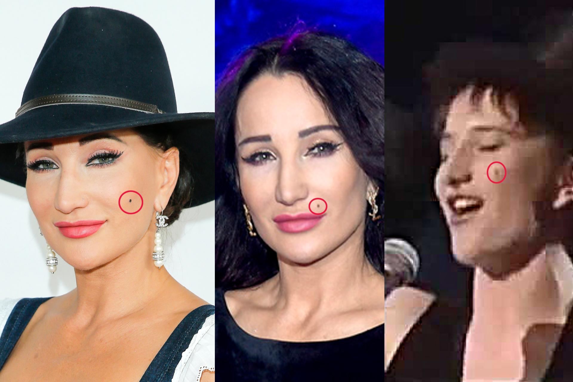 Pieprzyk Justyny Steczkowskiej wędruje po całej twarzy. Co ona sobie ...