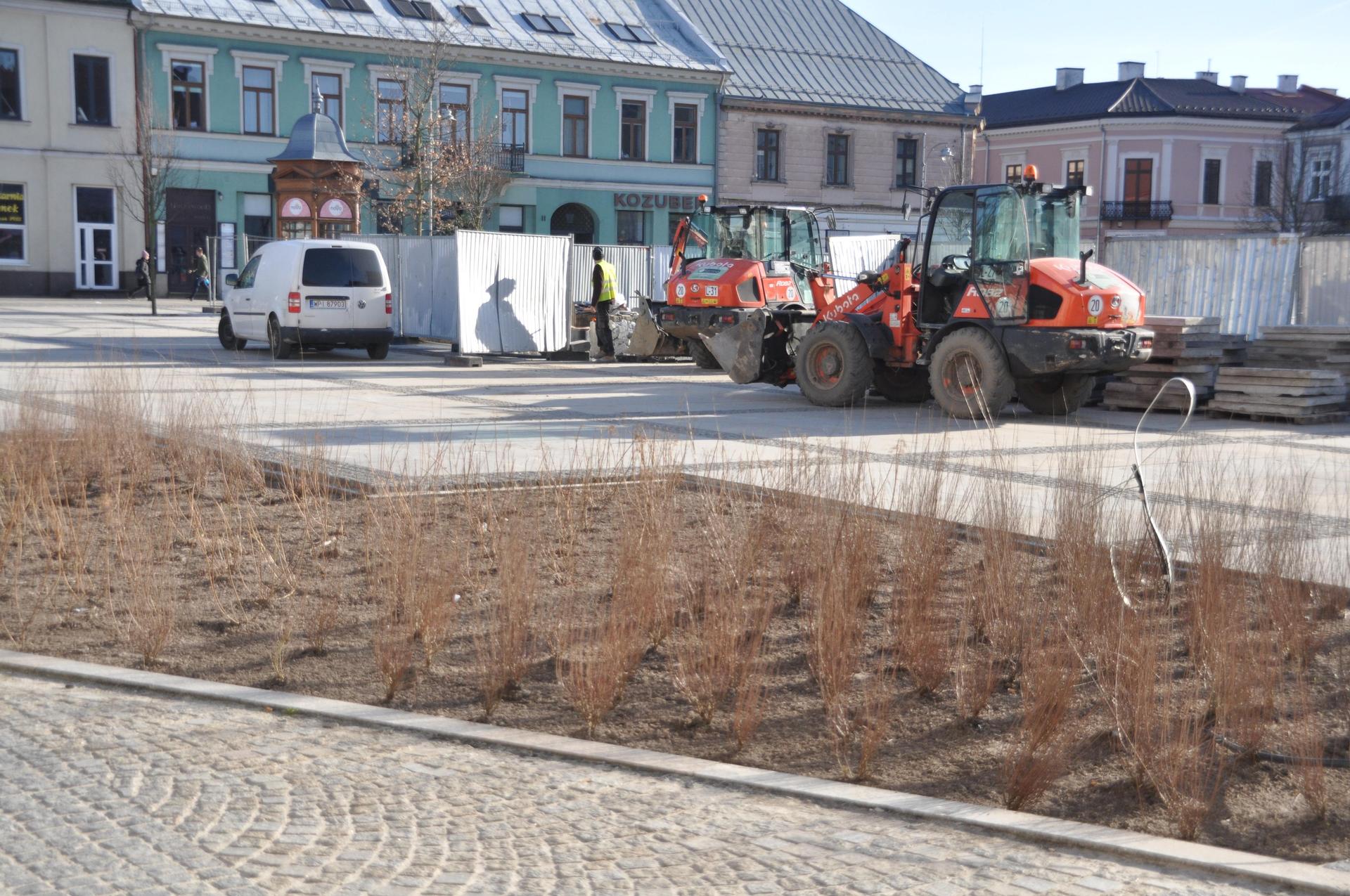 Zielona rewitalizacja w Rynku w Kielcach. Trwają roboty. Jakie są efekty? - Kielce Radio ESKA