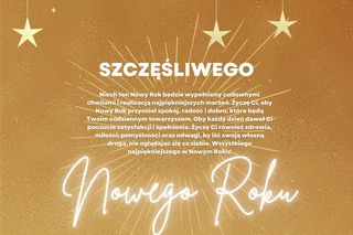 Życzenia noworoczne 2025 - obrazki jako nietypowe życzenia na Nowy Rok ...