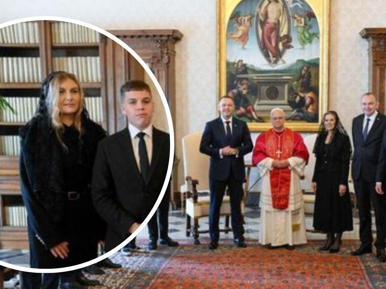 Kim jest kobieta, która pojawiła się z rodziną Nawrockich na spotkaniu ...