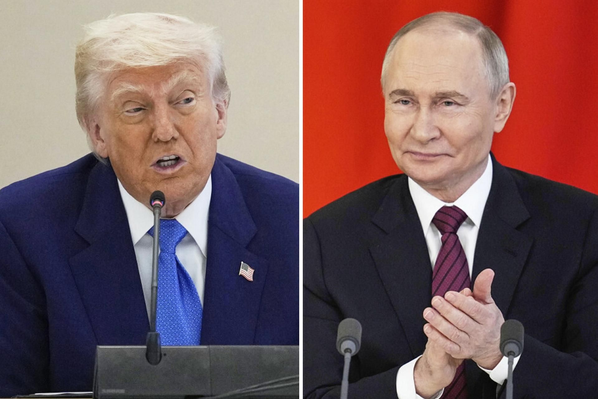 Donald Trump rozmawiał przez telefon z Władimirem Putinem. Potem mówił ...