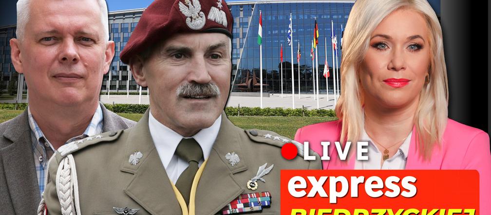 Gen. Mieczysław Bieniek, Tomasz Siemoniak i Robert Pszczel w "Expressie Biedrzyckiej". Michał ...