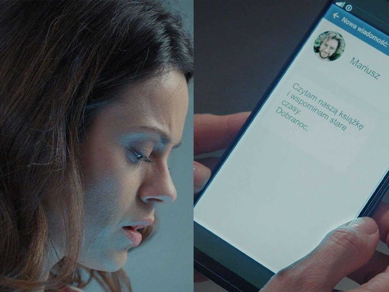 M ja miłość, odcinek 1841: Kasia i Mariusz na drodze do romansu? SMS od byłego rozbudzi uczucia ...