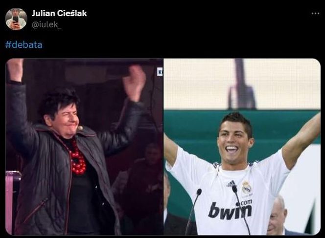 Debata prezydencka w Końskich: NAJLEPSZE MEMY. Wejście Senyszyn, Najman ...