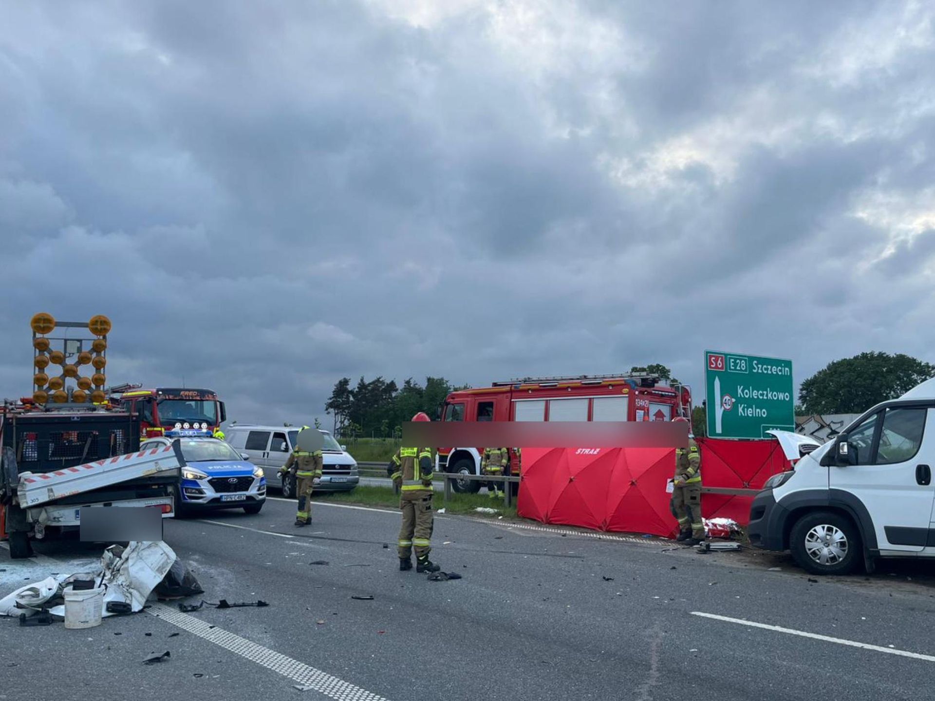 Tragiczny wypadek na S6 w Koleczkowie. Nie żyje jedna osoba - Trójmiasto, Super Express