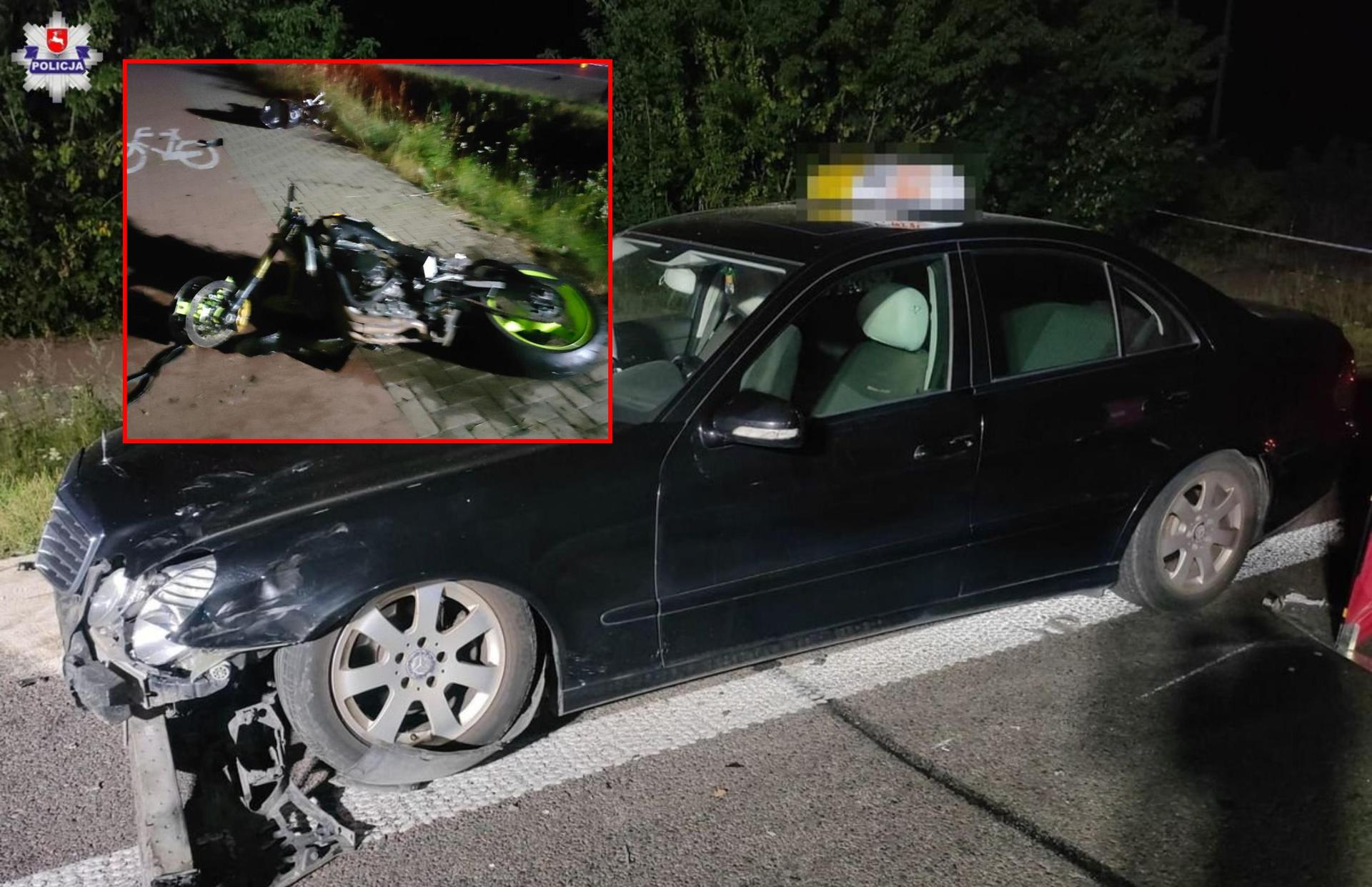 Tragiczny wypadek na Lubelszczyźnie! Nie żyje młody motocyklista - Lublin, Super Express