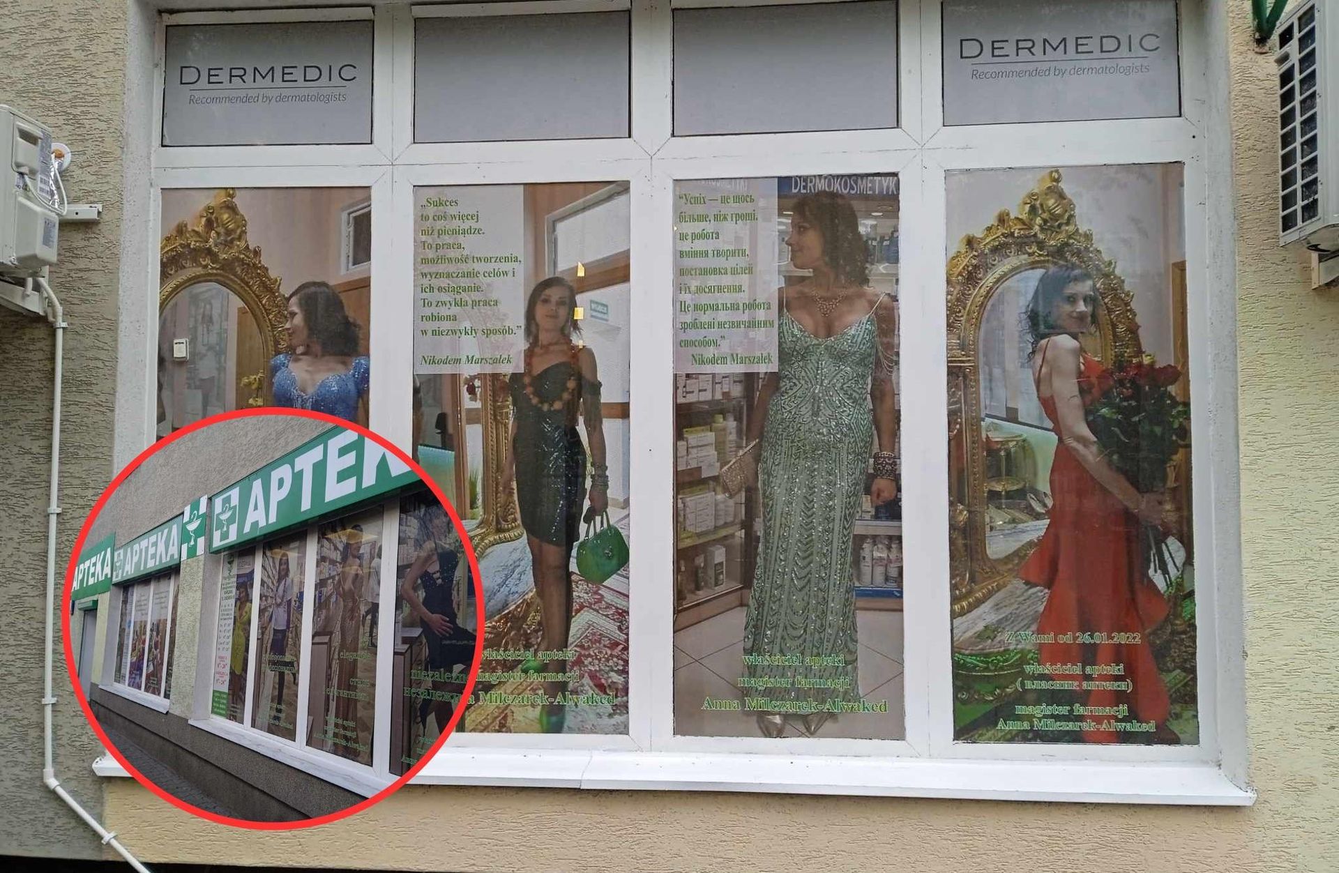 Apteka z Warszawy hitem w sieci! Farmaceutka pozuje w sukniach na ...