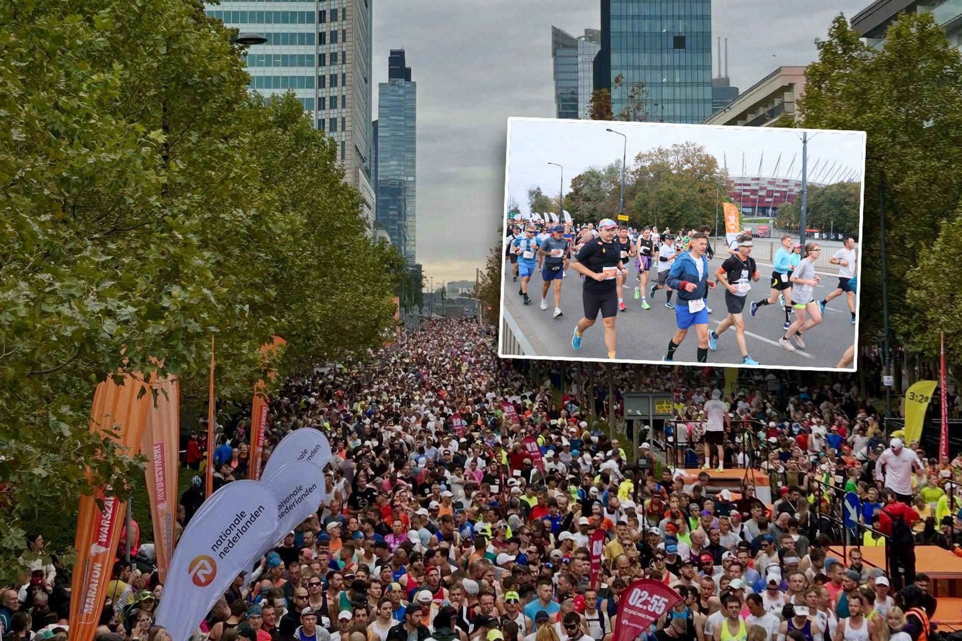 Maraton Warszawski 2025. Mnóstwo zdjęć, tysiące biegaczy na trasie. Zwycięzcy z Japonii i ...