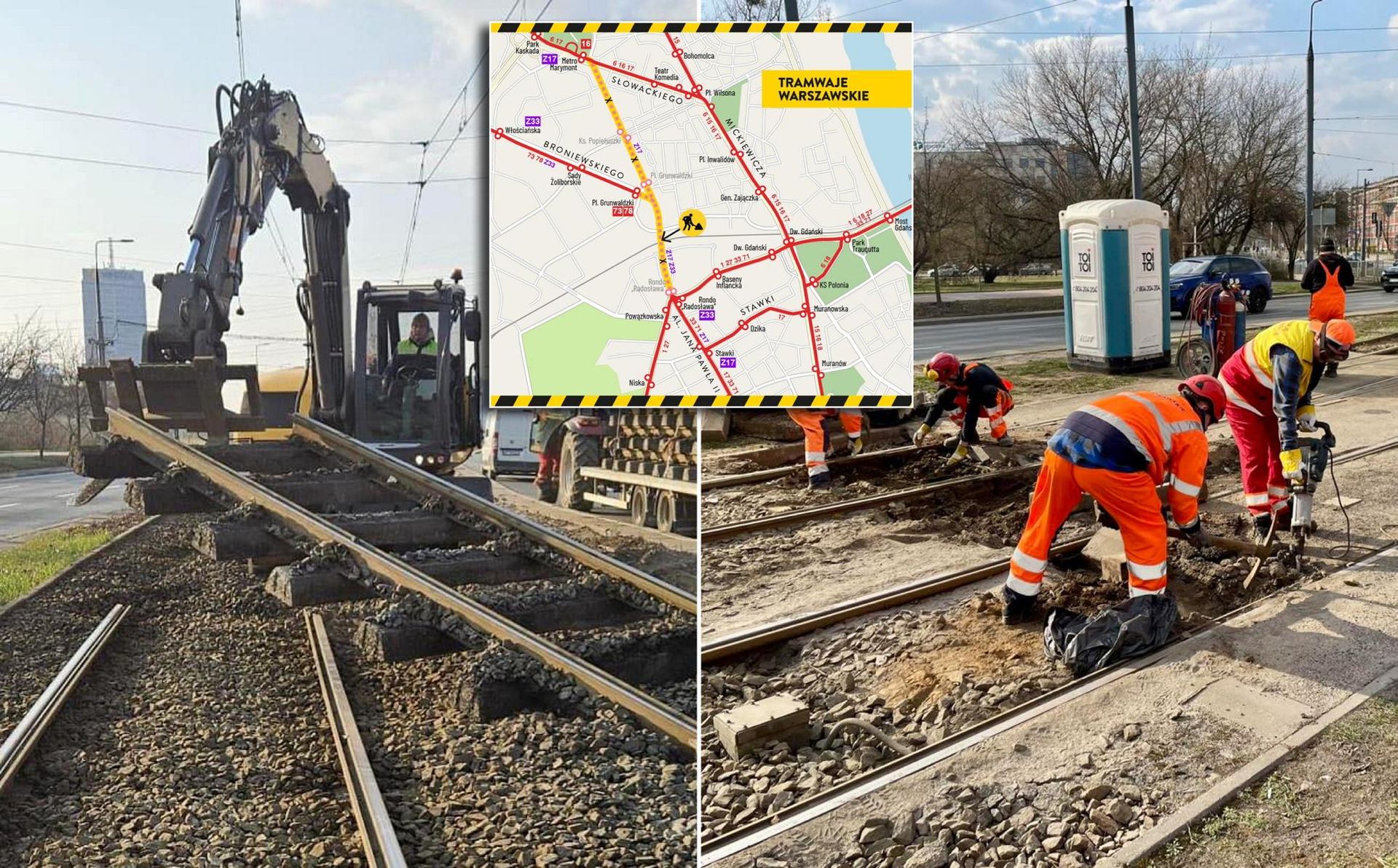 Gigantyczny remont torowiska w Warszawie. Utrudnienia potrwają dwa miesiące - Warszawa, Super ...