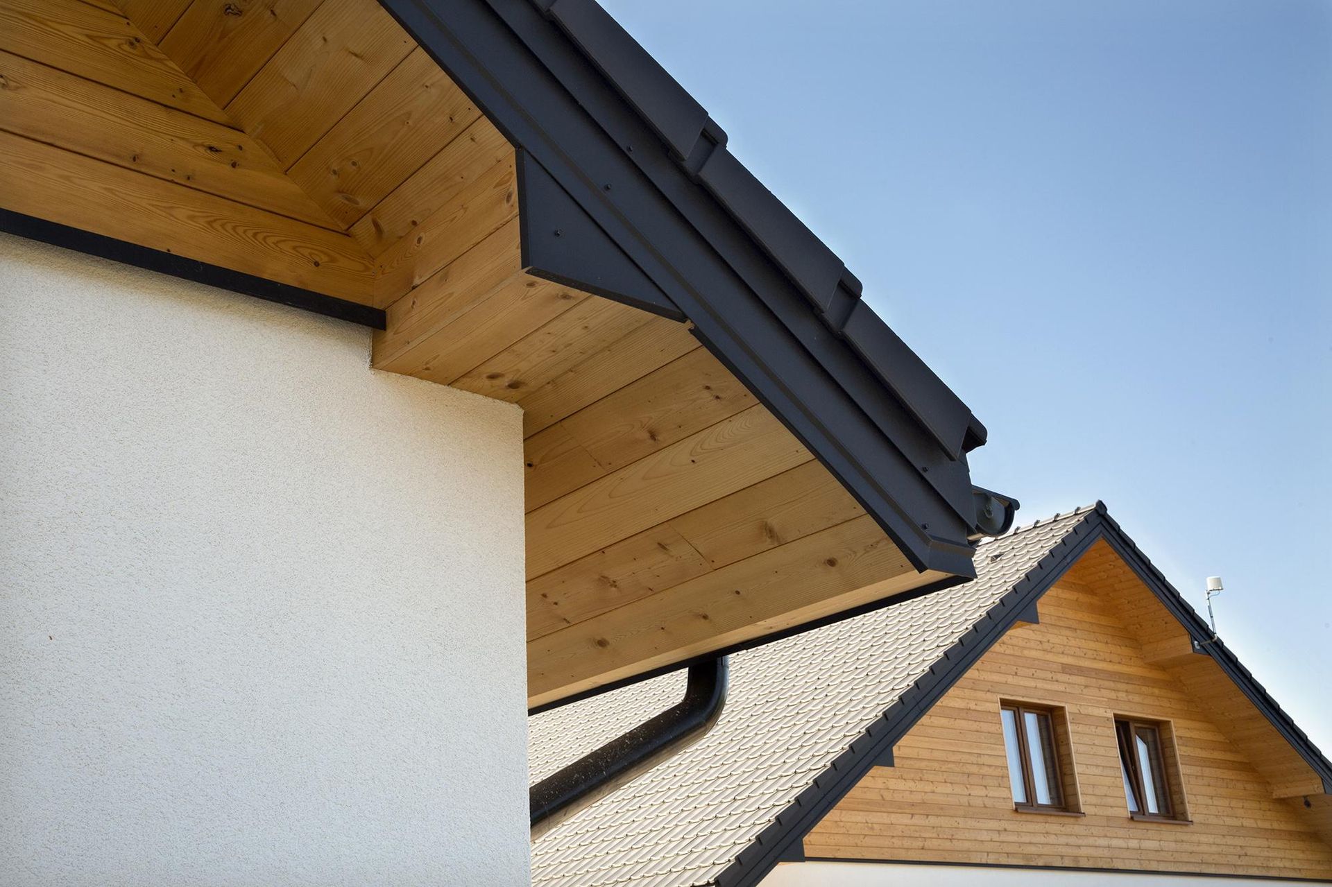 Pod okapem dachu. Podbitka PCV czy podbitka drewniana? - murator.pl
