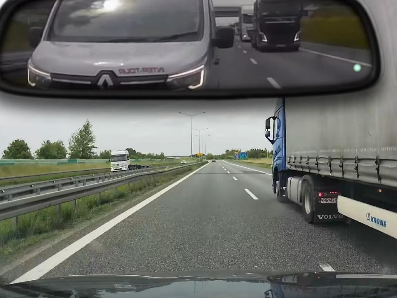 Agresja drogowa na A4. Kierowca busa "siedział na zderzaku". Firma ...