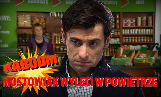 M jak miłość. Marek Mostowiak ofiarą bandytów. Bartek wysadzi sklep ...