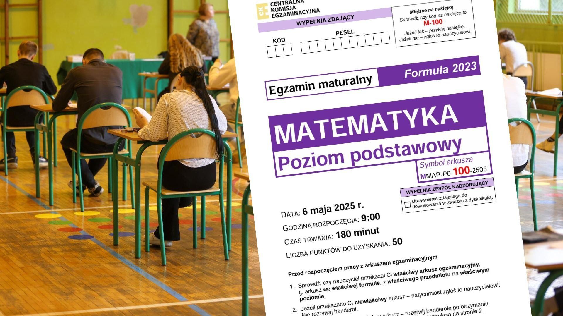 Matura matematyka 2025: arkusz cke zadania odpowiedzi rozwiązania do pobrania PDF + JPG - Kraków ...