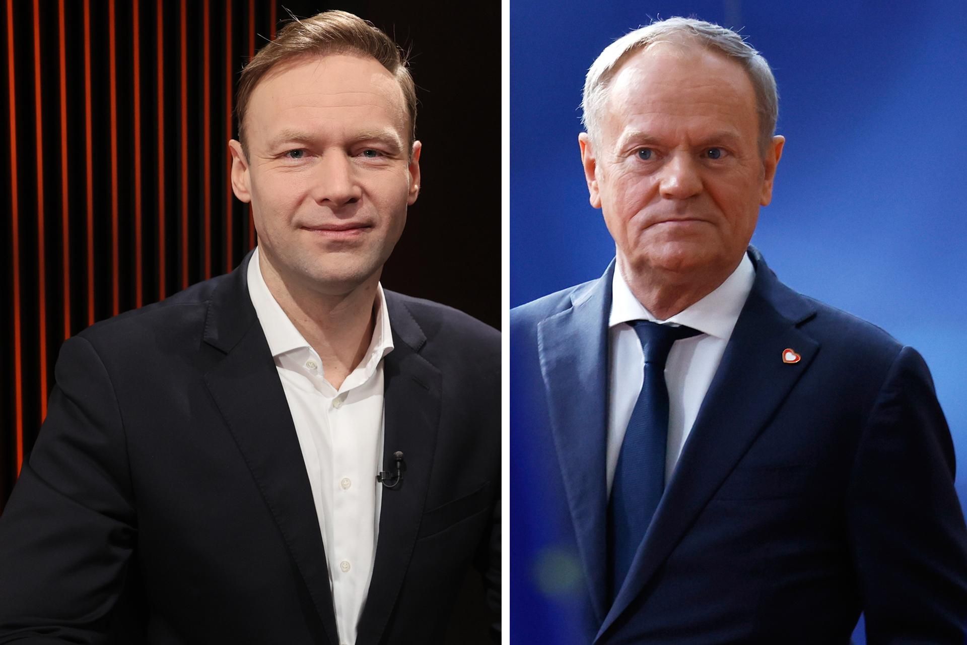 Donald Tusk zaczął naciskać na Andrzeja Dudę w sprawie ustawy azylowej. Wkroczył Marcin ...