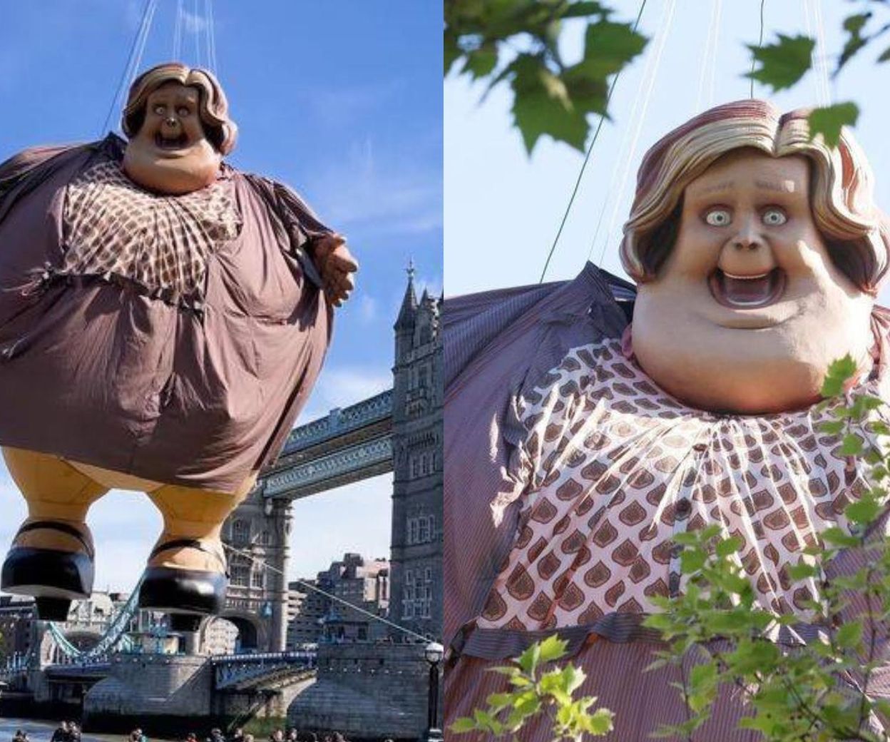 Harry Potter. Gigantyczna ciotka Marge unosiła się nad Londynem ...