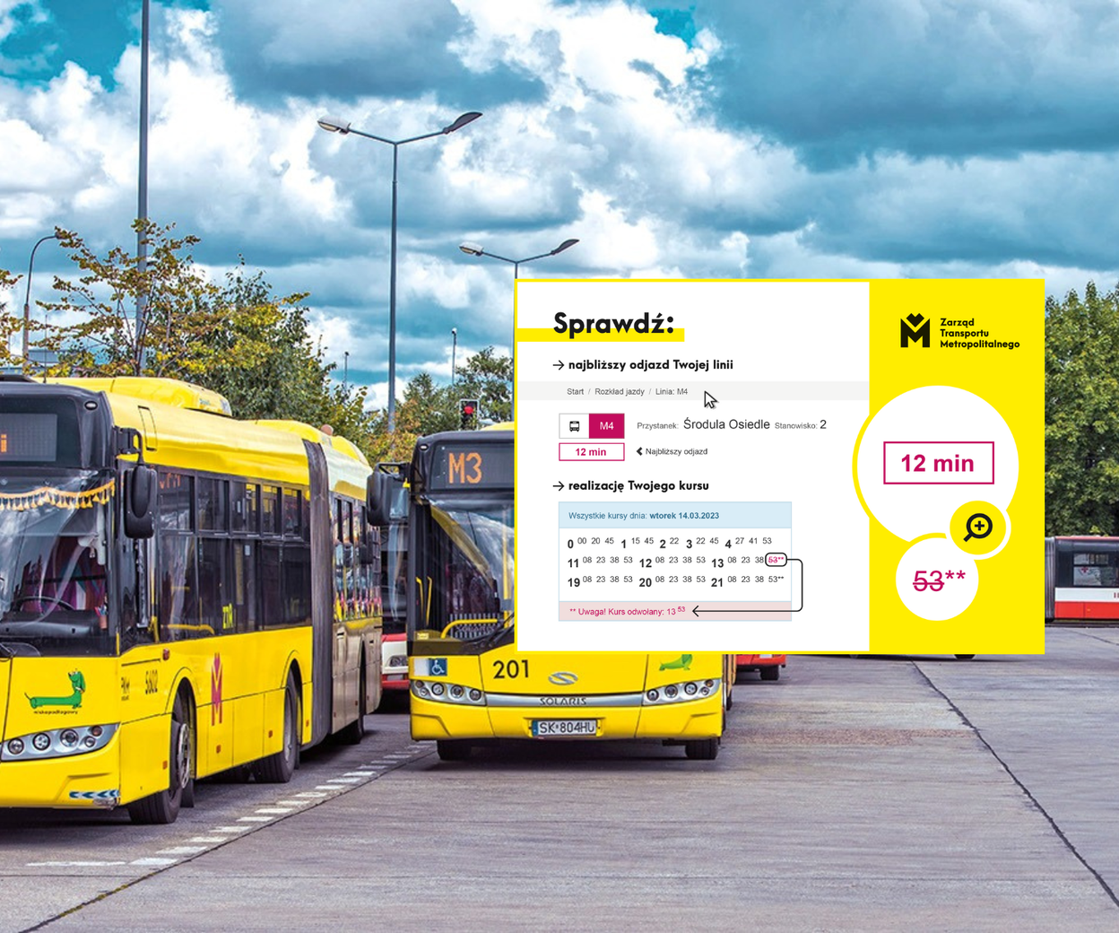 ZTM uruchomił wirtualną tablicę SDIP. Łatwo sprawdzimy m.in. czy nasz ...