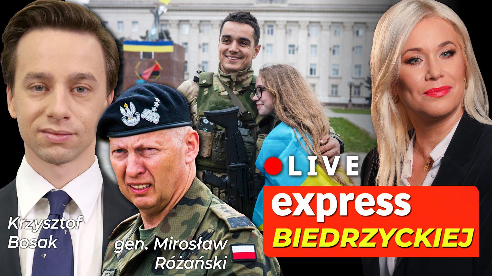 Express Biedrzyckiej i Sedno Sprawy. Gośćmi: gen. Różański, Krzysztof Bosak i Agnieszka Ścigaj ...