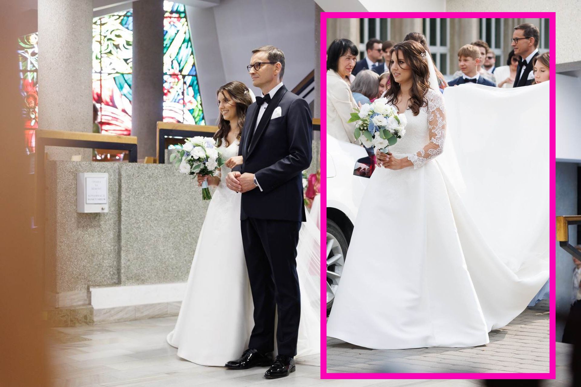 Ekspert od mody spojrzał na suknię ślubną córki premiera. I nie wahał ...