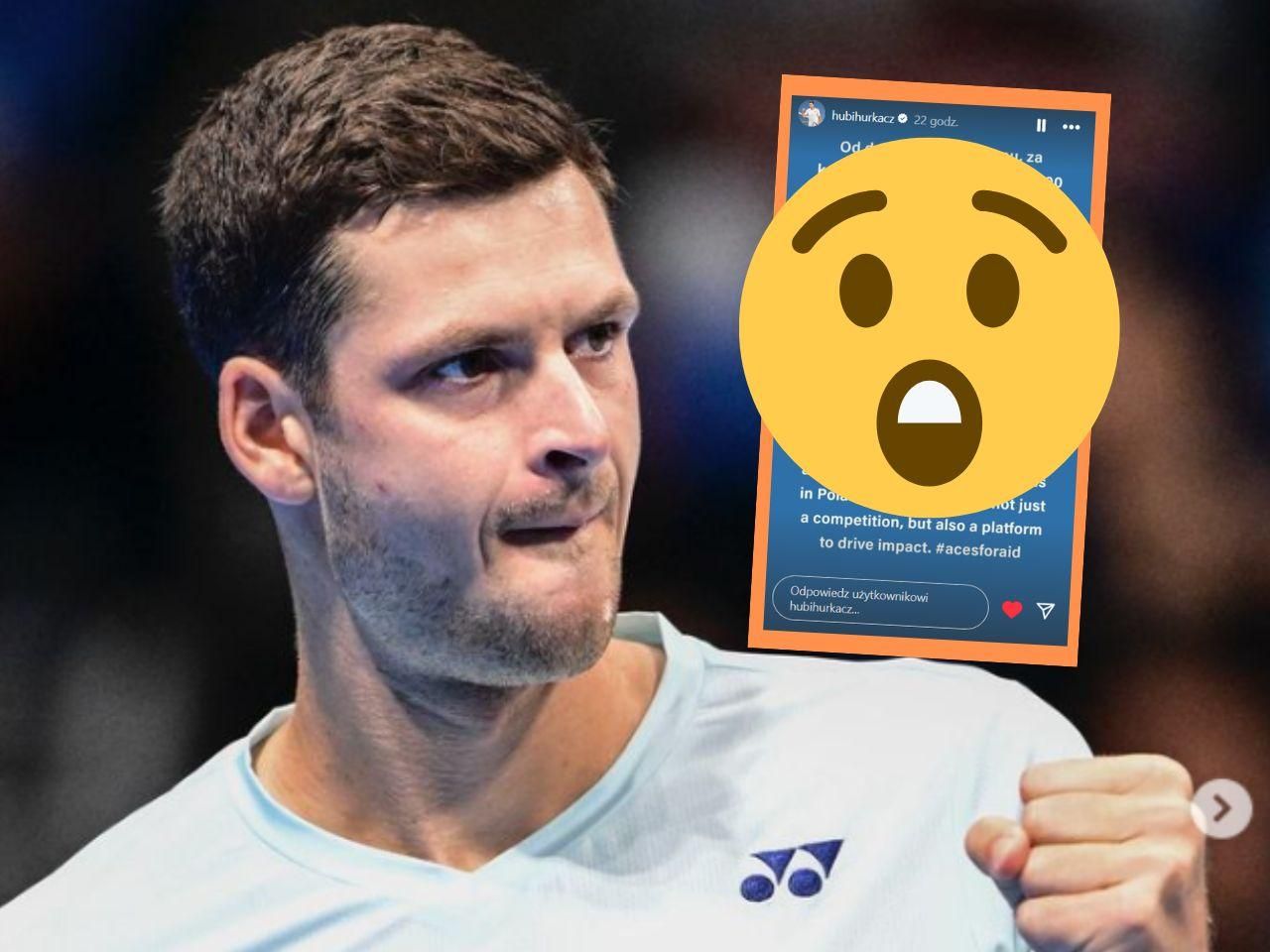 Powódź 2024. Hubert Hurkacz. Hubert Hurkacz pomaga ofiarom powodzi ...