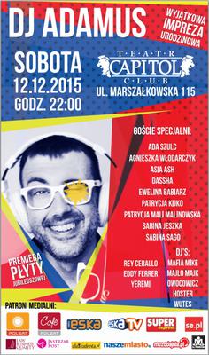 DJ ADAMUS - WAITING FOR TONIGHT JUŻ 12 GRUDNIA! Nie przegap najgrubszej ...