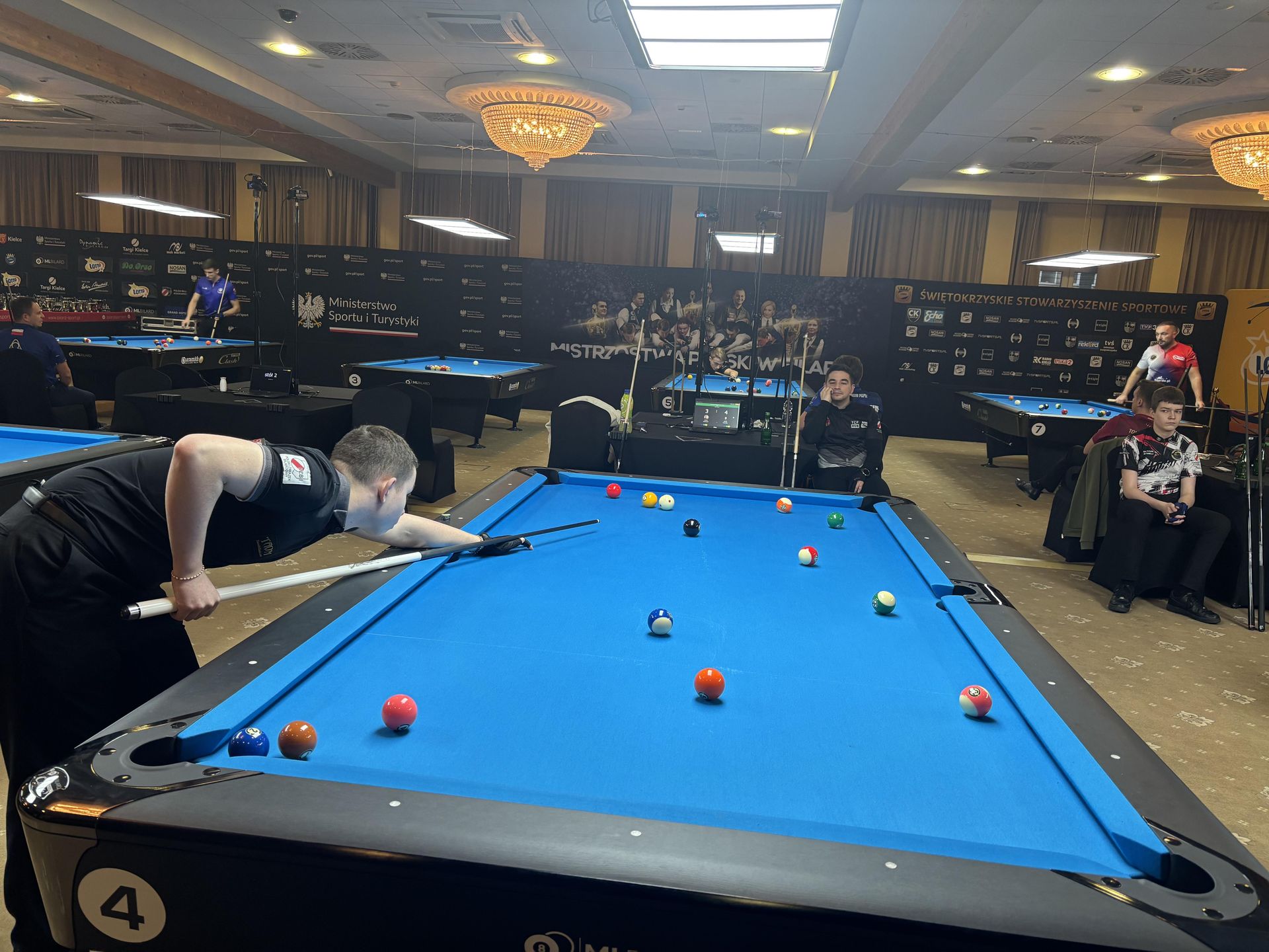 Mistrzostwa Polski w Bilard rozpoczęte - Kielce Radio ESKA