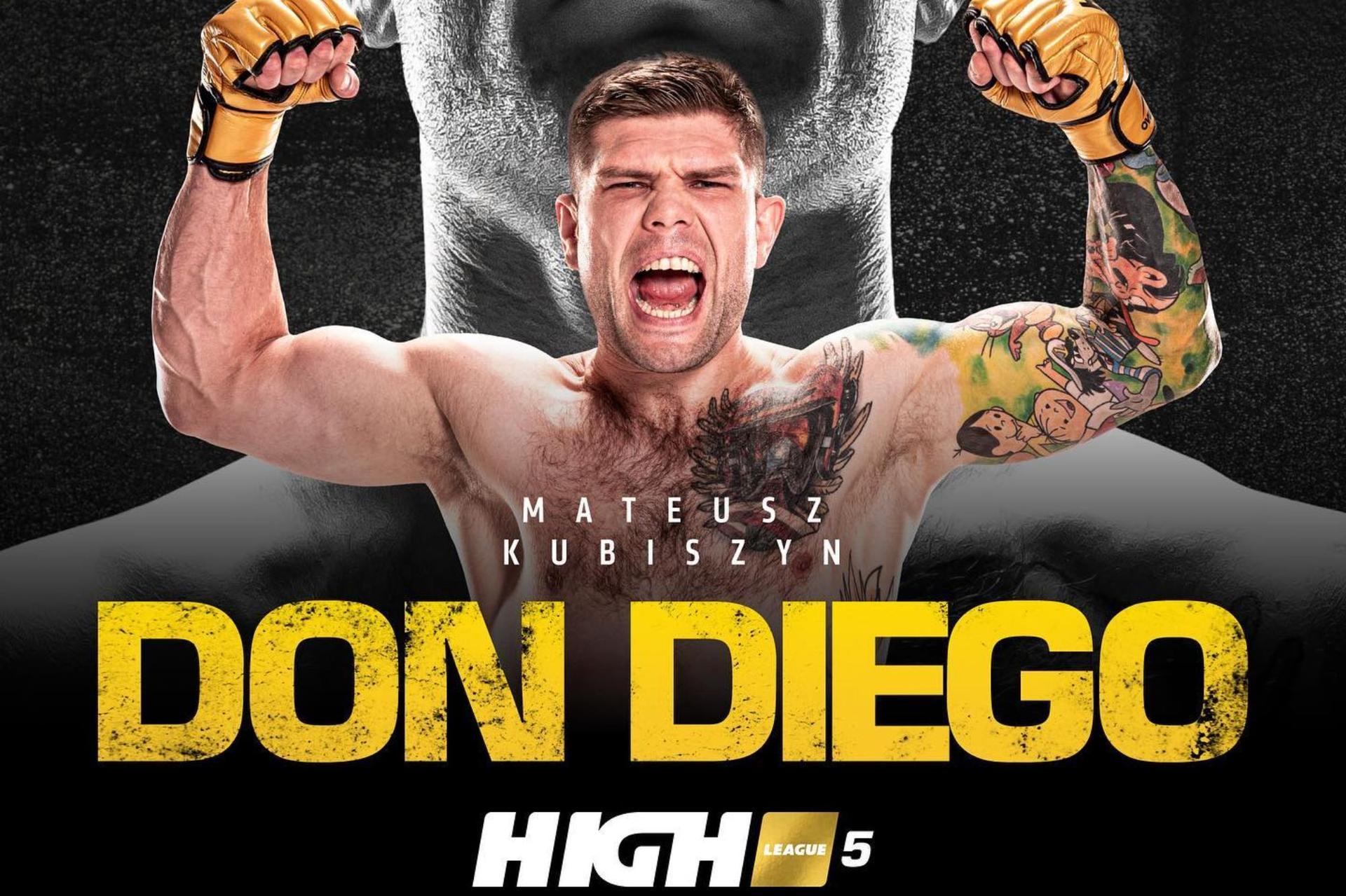 High League 5: Don Diego wraca do klatki. Kiedy i z kim zawalczy? - ESKA.pl