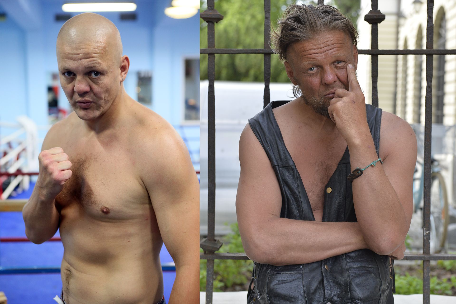 Artur Binkowski na zdjęciu z Russellem Crowem. Takiej fotografii nie ...