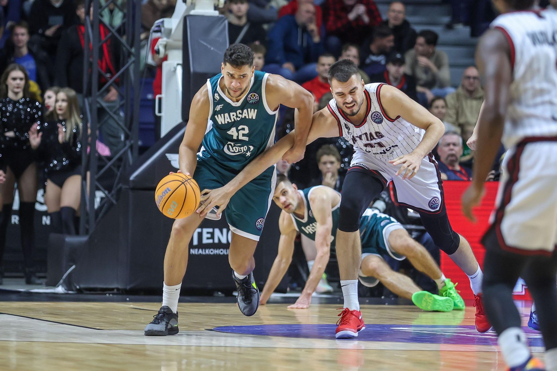 Rytas Wilno pokonał Legię Warszawa 93:85 w pierwszym meczu fazy ...