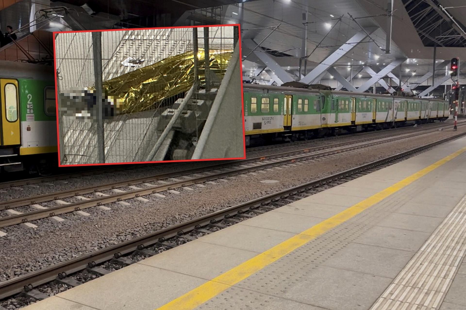Tajemnicza śmierć na Dworcu Zachodnim. Szarpał się z kierowniczką pociągu, zmarł na peronie ...