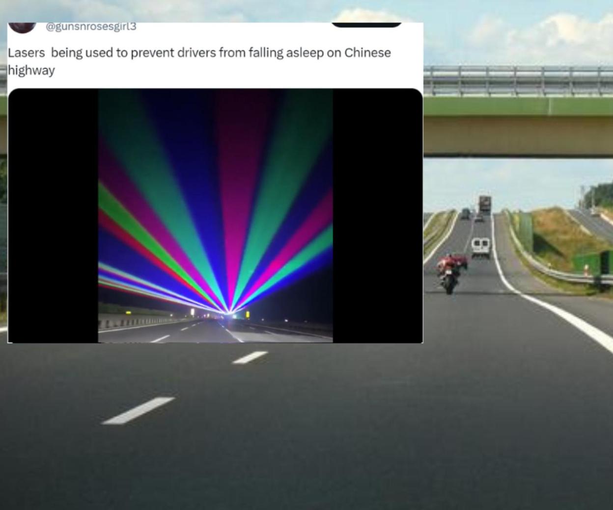Lasery na autostradzie. Chińczycy wprowadzają w życie innowacyjne ...