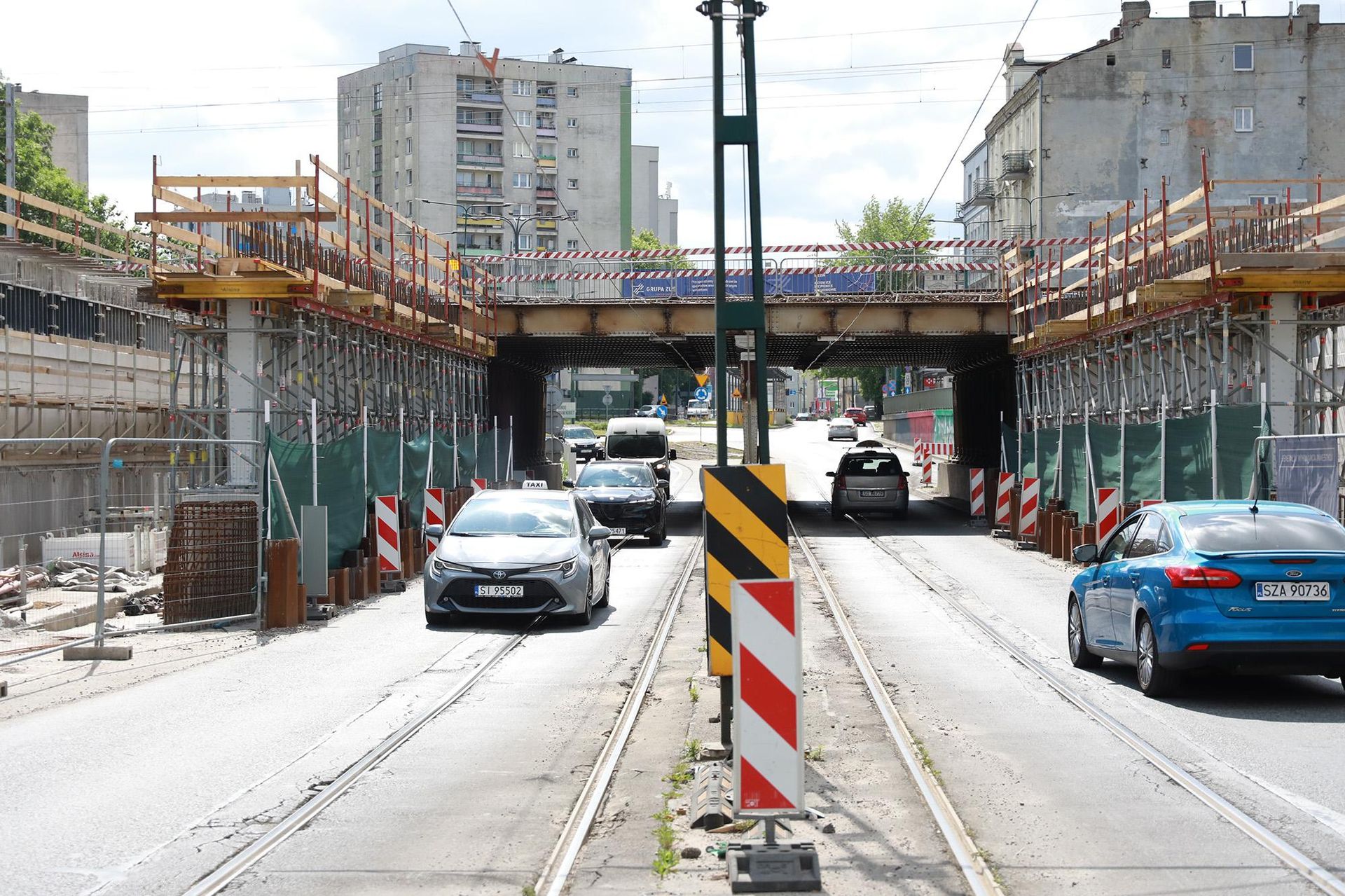 Przebudowa wiaduktu w ciągu ul. Piłsudskiego w Sosnowcu. Kierowców czeka kilka tygodni utrudnień ...