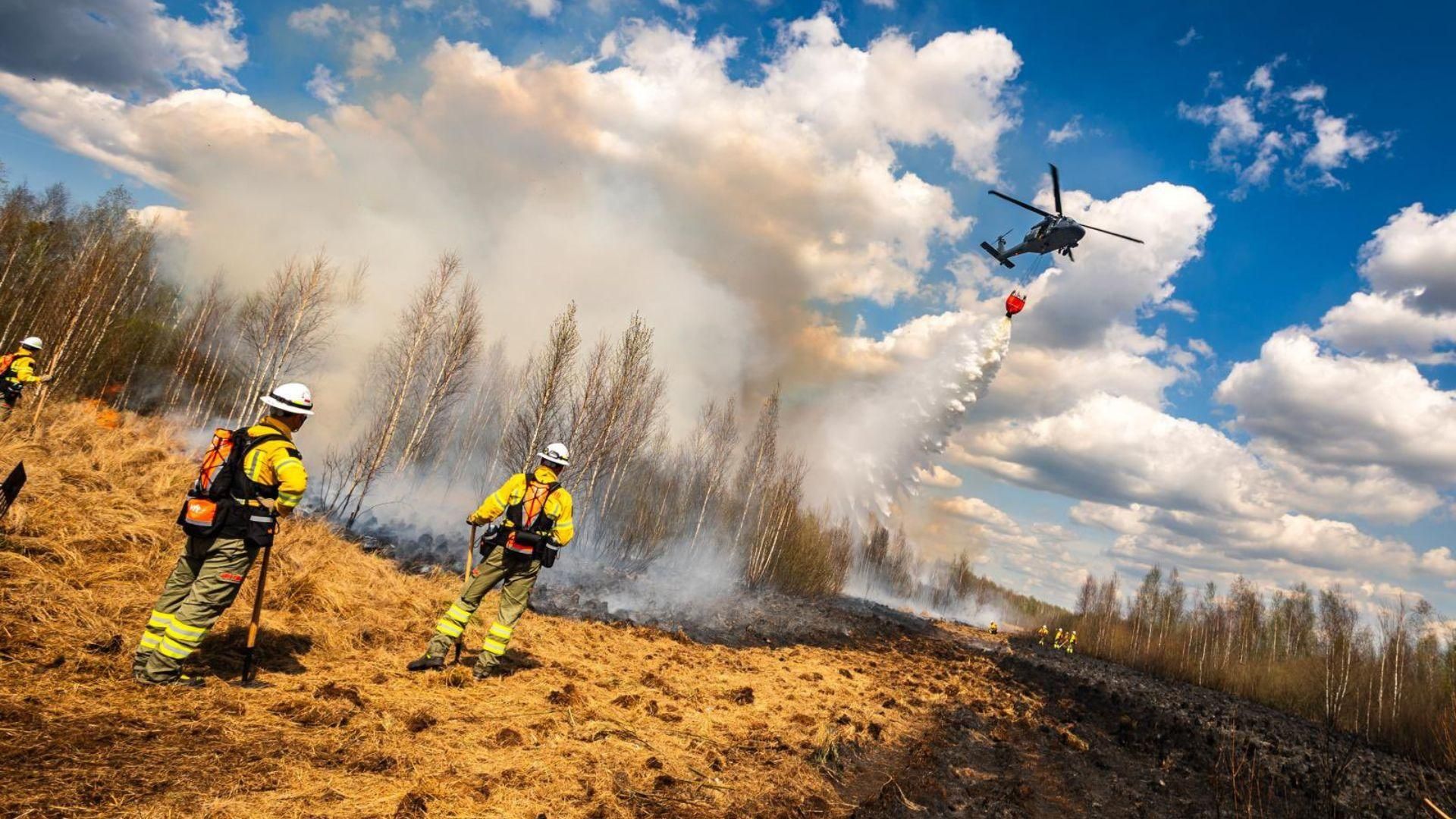 Pożar w Biebrzańskim Parku Narodowym opanowany. Ogień nie ...