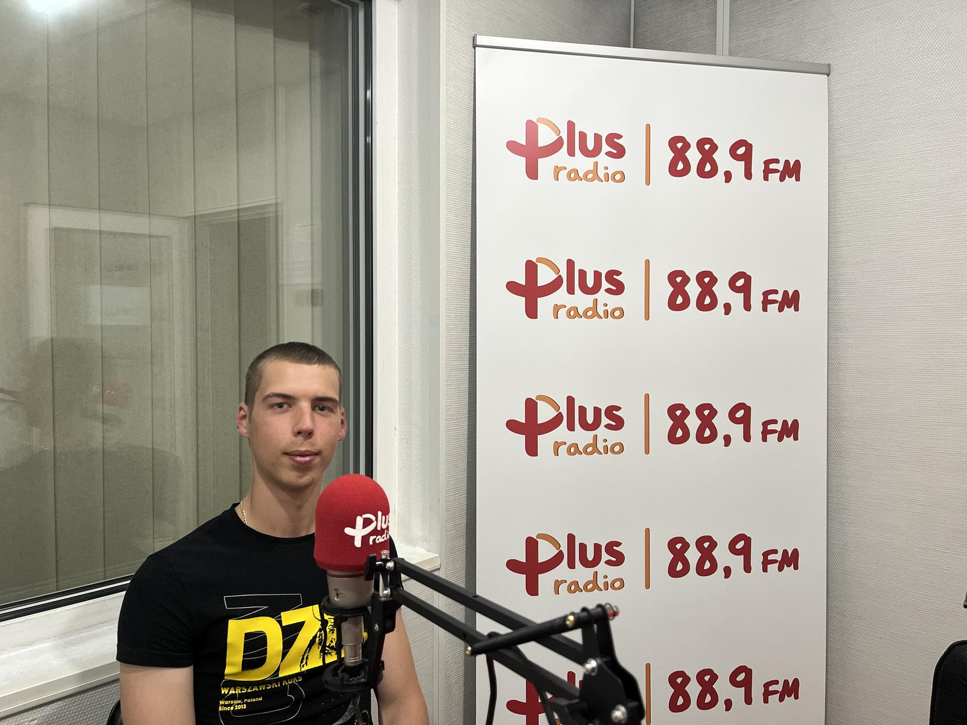 Jeden z najmłodyszych terytorialsów odwiedził Radio Plus - Radioplus.pl