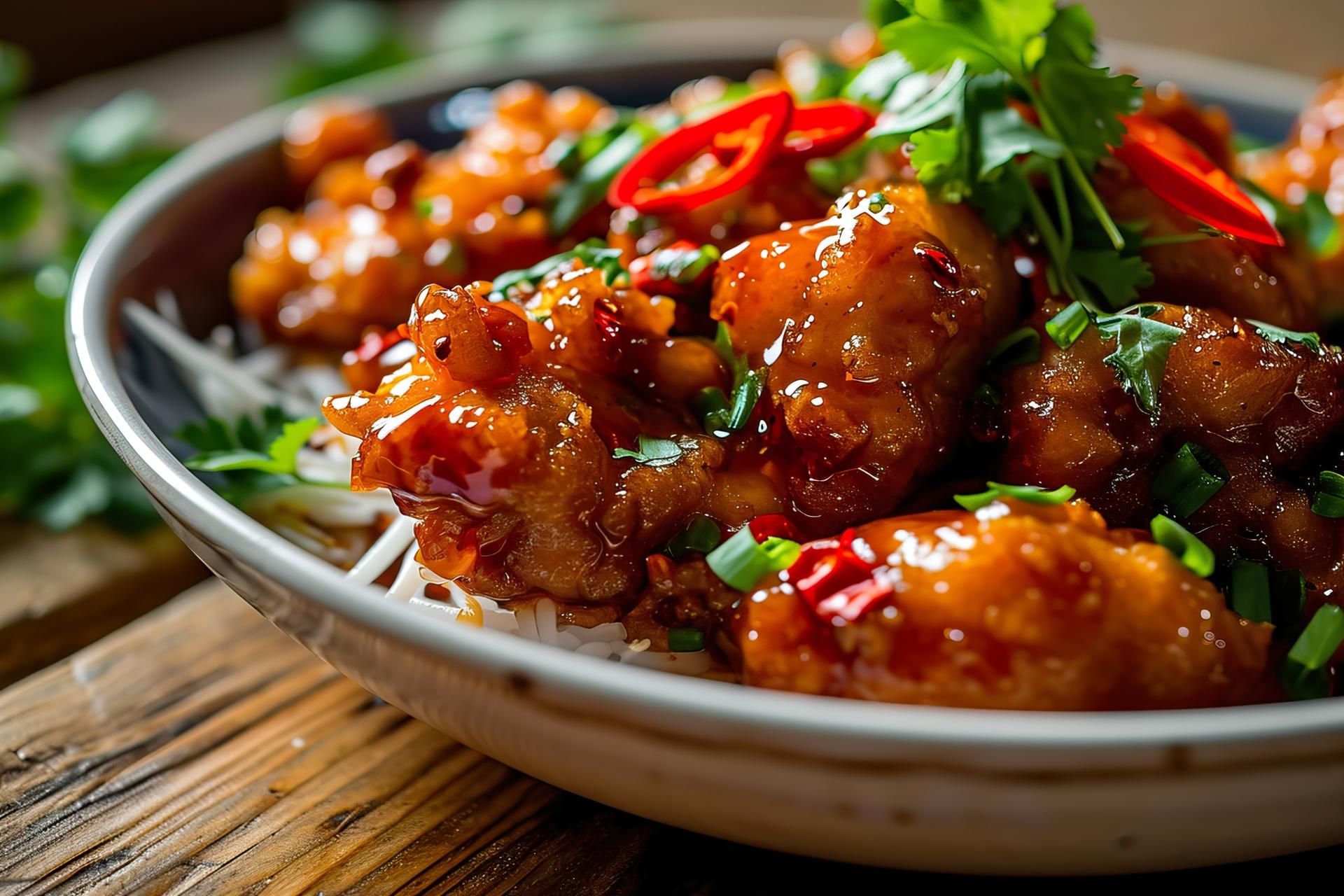 Chrupiący kurczak w lepiącej glazurze. Na obiad wybierz kurczaka ...