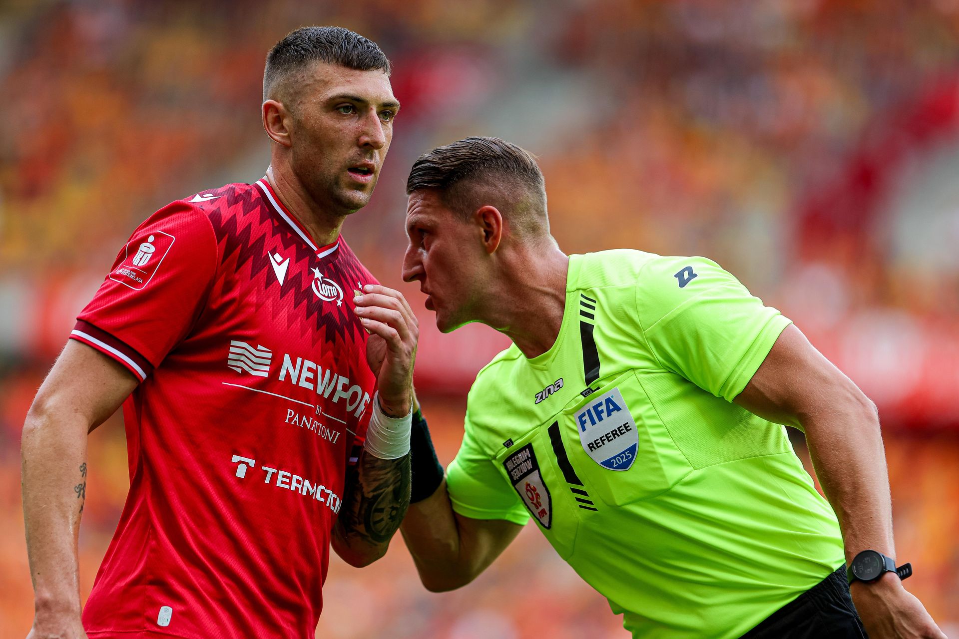 Sebastian Bergier walnął byłym kolegom z główki! Gwiazdor Widzewa nie ...