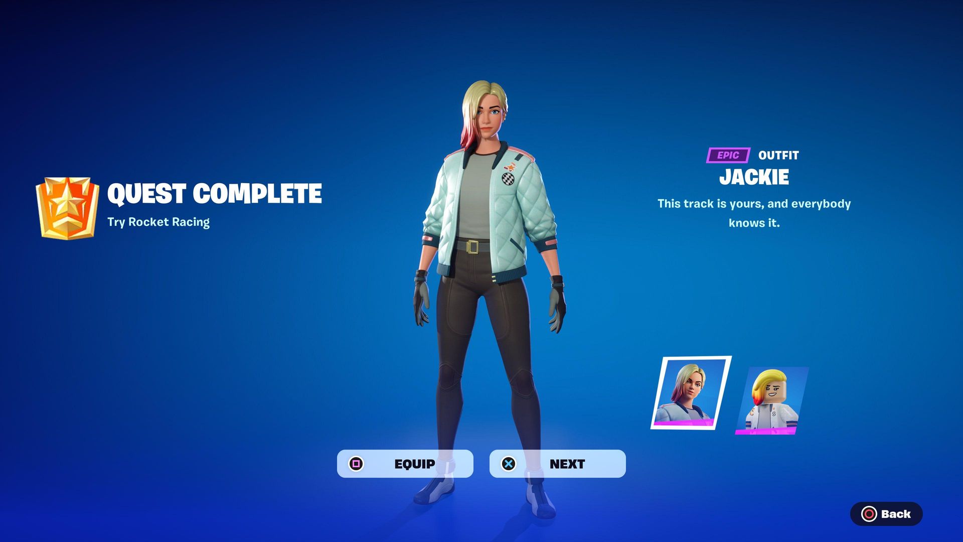 Fortnite Jackie Skin — jak za darmo zdobyć nową skórkę z Rocket Racing ...