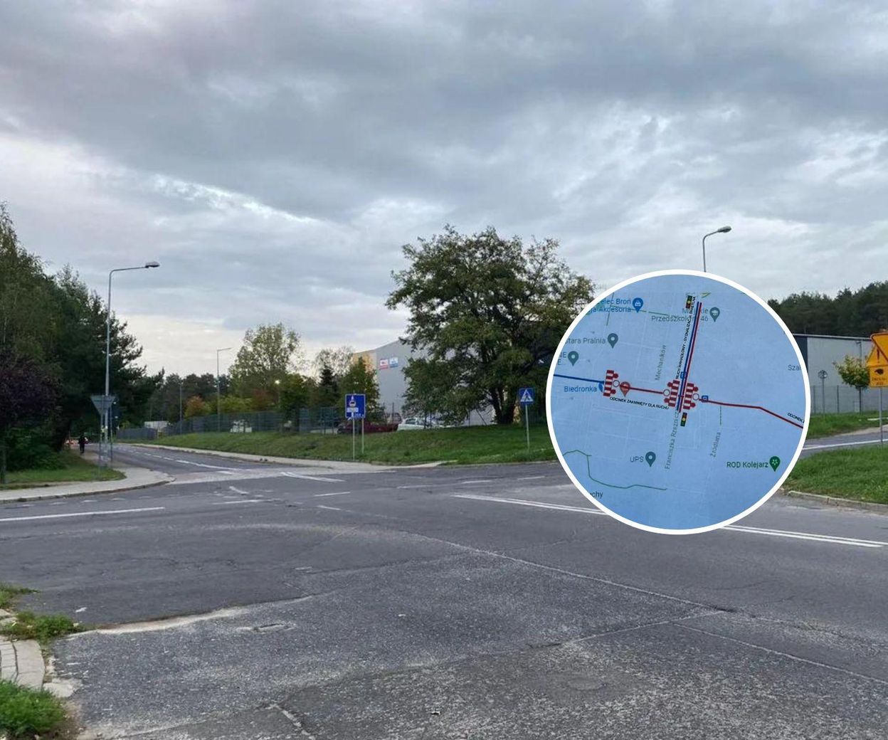 Zielona Góra. Utrudnienia. Tu powstanie nowe rondo. Data - Zielona Góra Radio ESKA