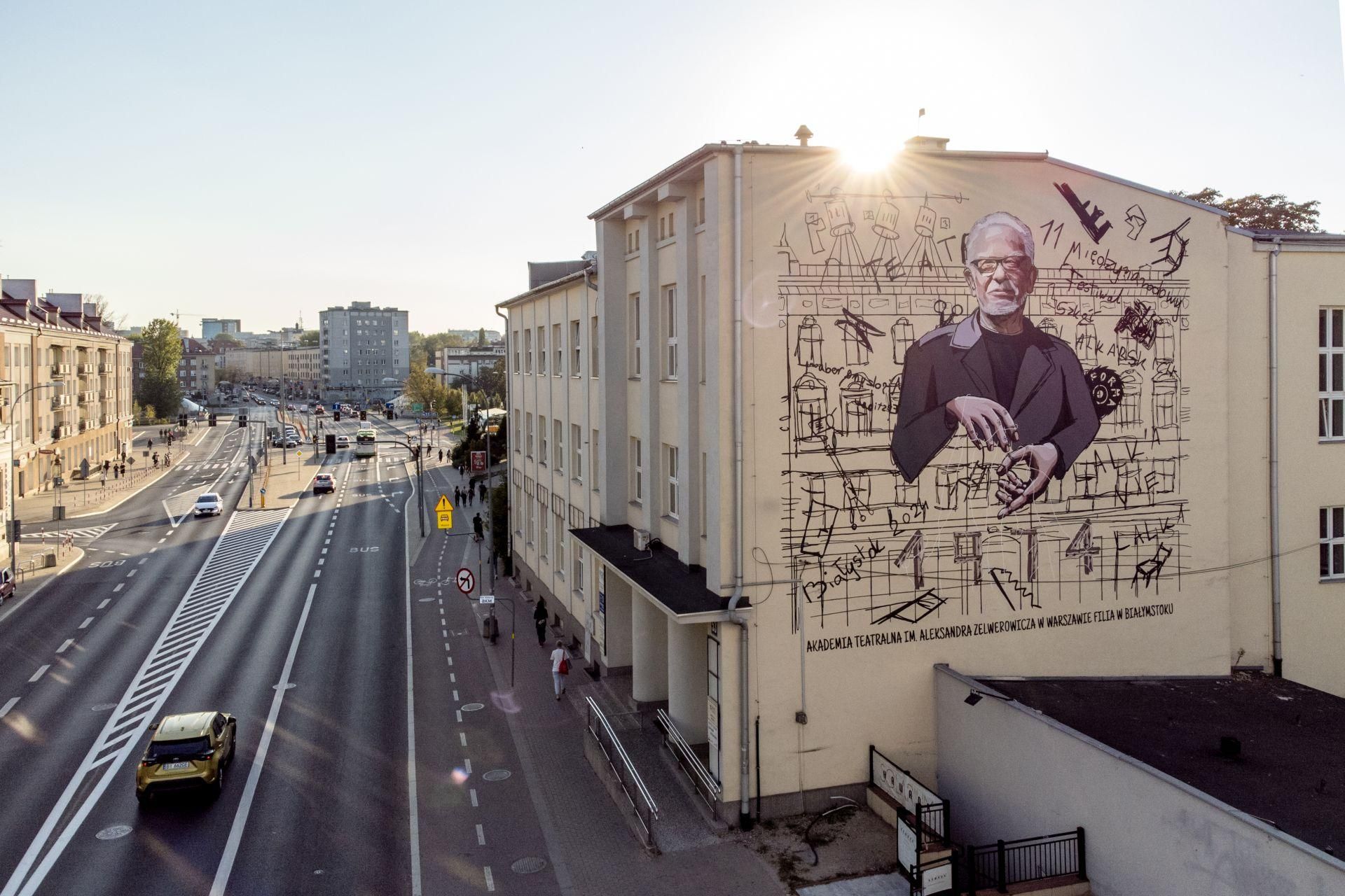 Nowy mural w Białymstoku. Nawiązuje do słynnego festiwalu - Białystok Radio ESKA
