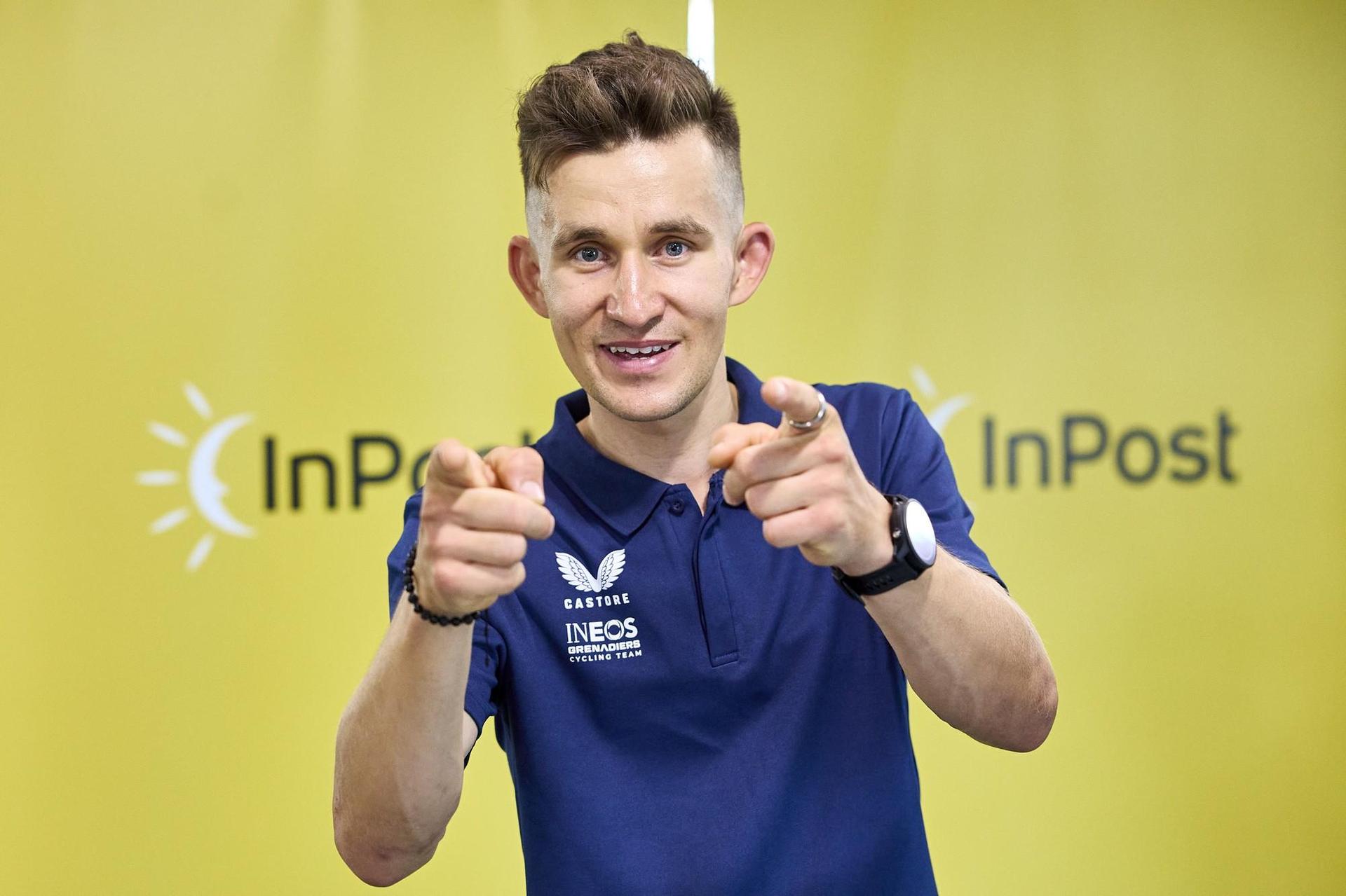 Kwiatkowski walczył o wygranie etapu w Tour de France. Stanął na podium ...