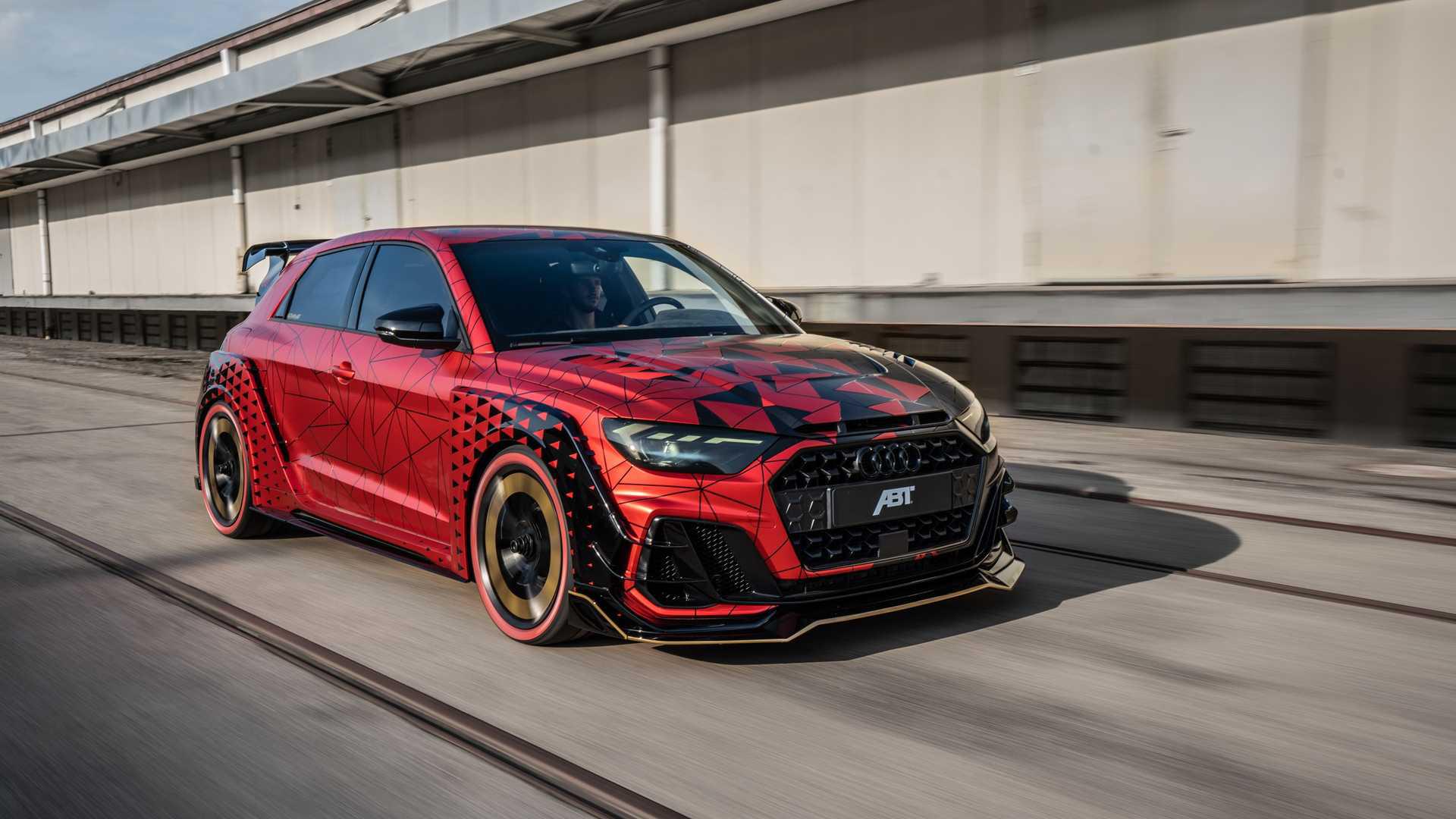 Wyraziste i bardzo mocne Audi A1 po tuningu ABT. Ten projekt jest ...