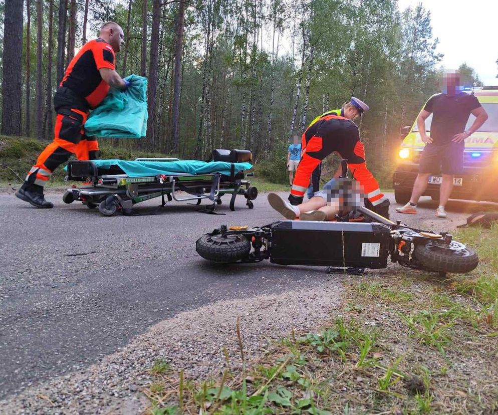 Przasnysz: Wypadek na hulajnodze. 15-latek w szpitalu. Chłopiec nie miał kasku - Warszawa, Super ...