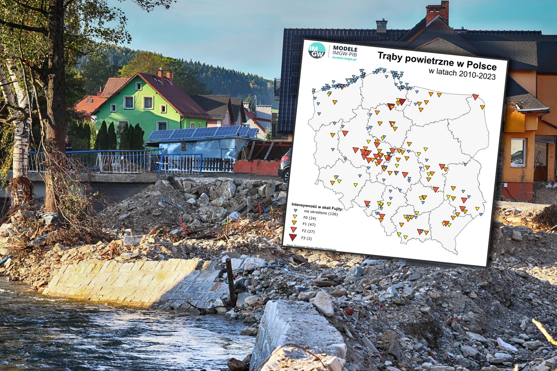 Aleja tornad w Polsce jest właśnie tutaj. IMGW pokazał mapy trąb powietrznych - Super Express ...