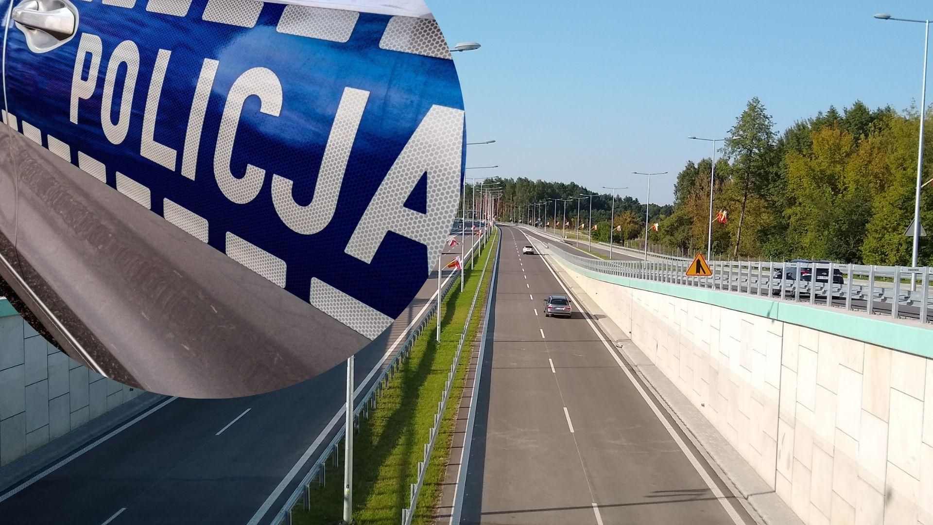 Białystok. Mężczyzna stoi na wiadukcie. Ulica zablokowana. Na miejscu policyjni negocjatorzy ...