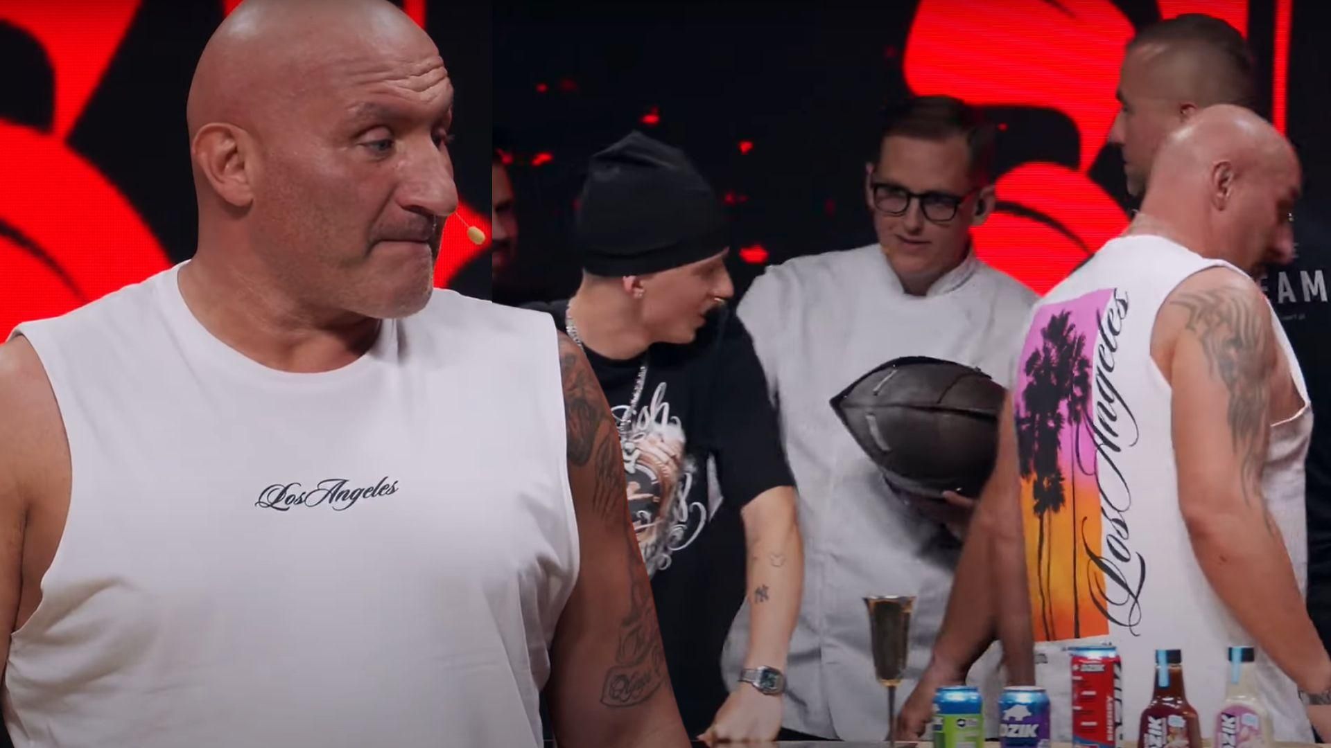 Marcin Najman w mocnej konfrontacji z kucharzem. Oddzielała ich ochrona ...