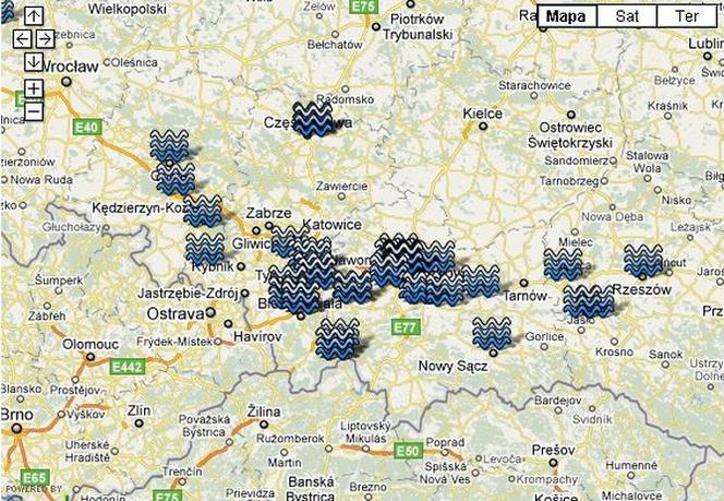 MAPA: Powódź, fala kulminacyjna na Wiśle i Odrze, zalane miasta - Super ...