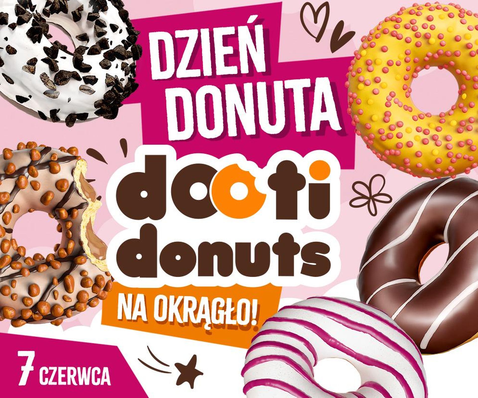 Tylko w ESKA Światowy Dzień Donuta z Dooti Donuts na okrągło! - ESKA.pl